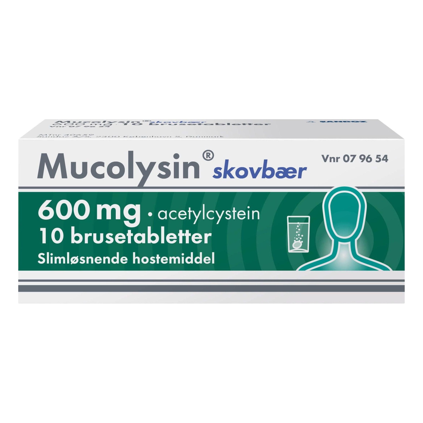Mucolysin 600mg 10stk | Urðarapótek