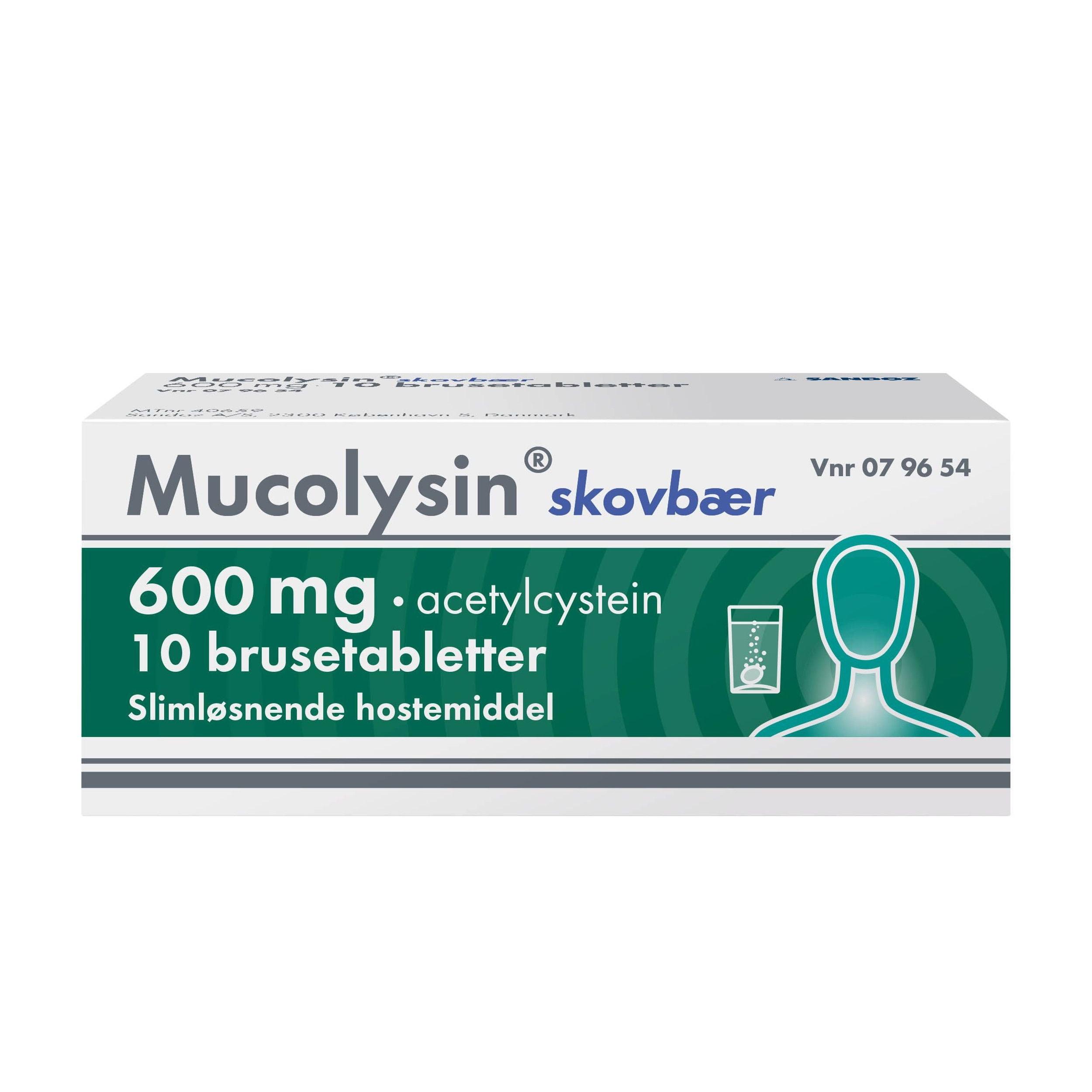 Mucolysin 600mg 10stk - Urðarapótek