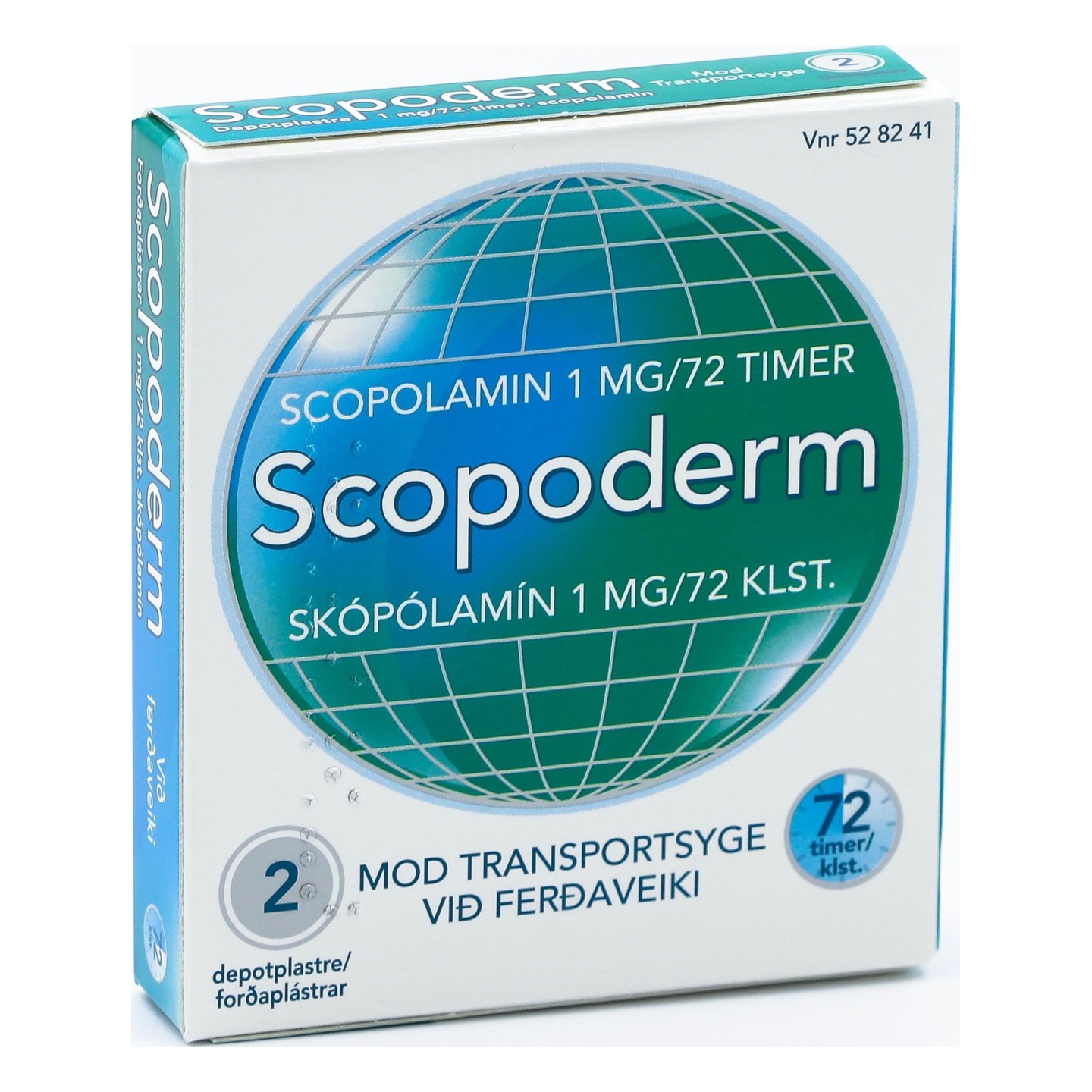 Scopoderm 1mg/72kls 2stk | Urðarapótek
