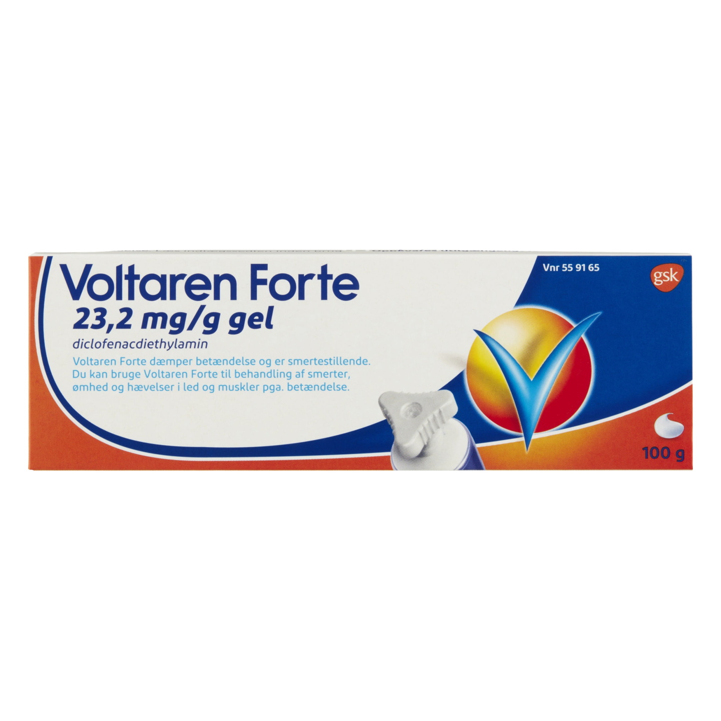 Voltaren Forte 23.2mg/g 100g | Urðarapótek