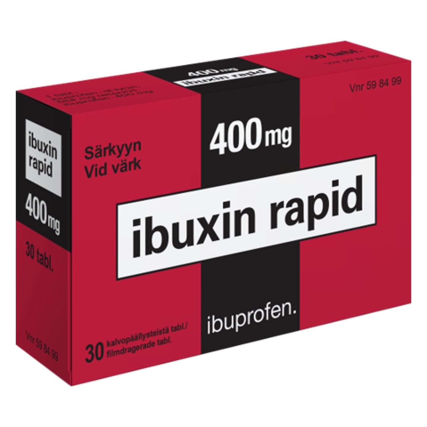 ibuxin rapid 400mg 30stk | Urðarapótek